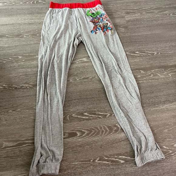 Marvel | Pants & Jumpsuits | Marvel Avengers Graphic Grey Sweatpants ...